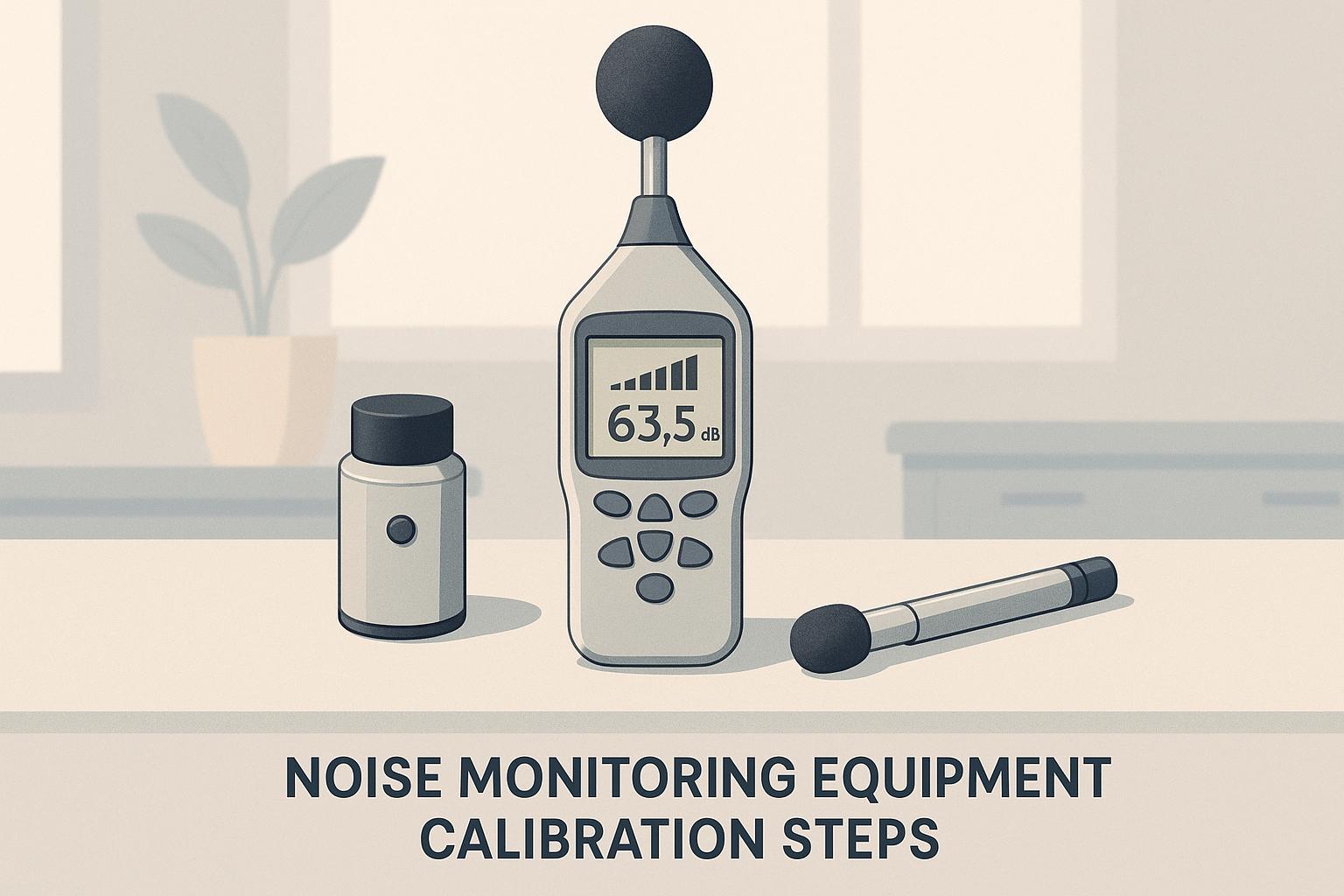 Noise Monitoring Equipment Calibration Steps - Sound of Silence